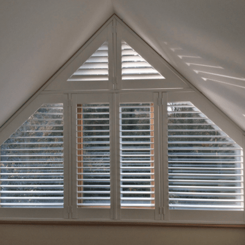 Arched Window Shutters Warwickshire | Leamington Blinds