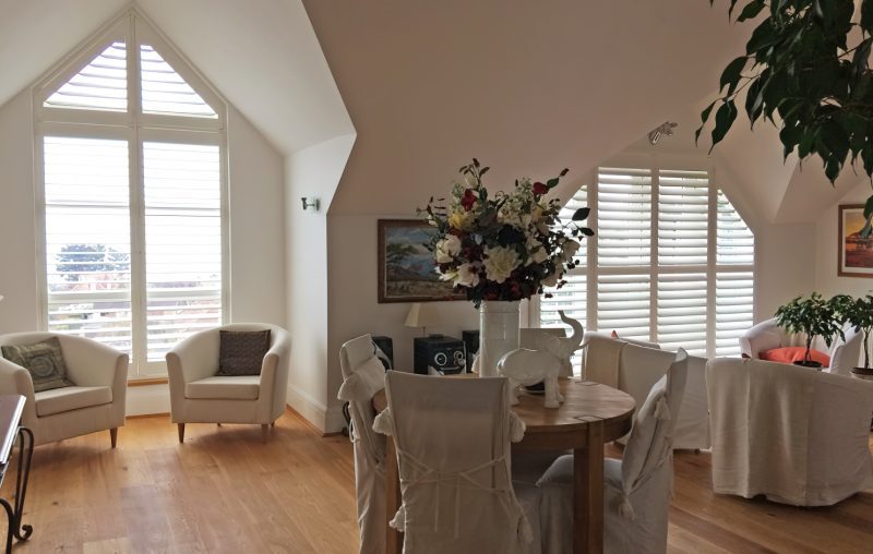 Arched Window Shutters Warwickshire | Leamington Blinds