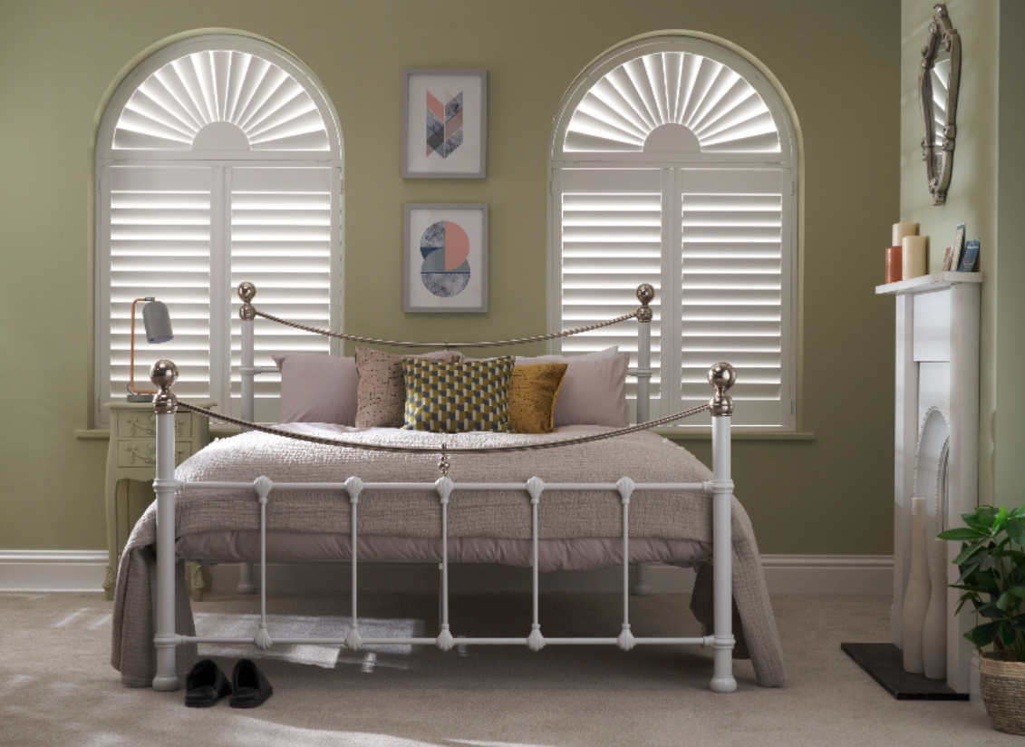 Shaped Window Shutters | Arched Window Shutters | Leamington Blinds