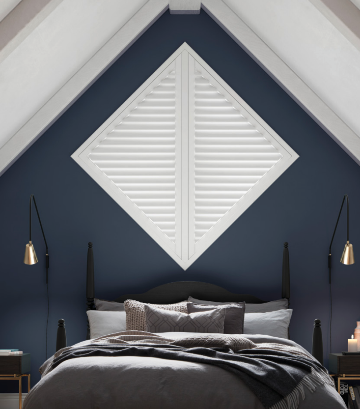 Shaped Window Shutters | Arched Window Shutters | Leamington Blinds